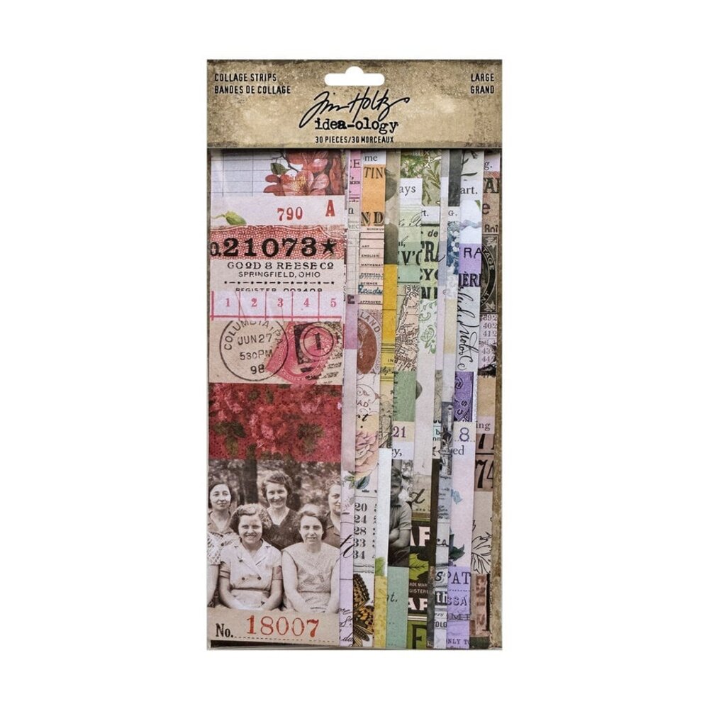 Idea-ology Tim Holtz Collage Strips Large (TH94367) - Paperpads.nl