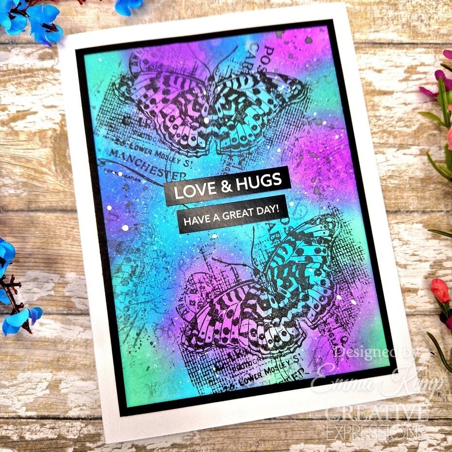 Creative Expressions Sam Poole Clear Stamp A6 Fly (CEC1083) - Paperpads.nl