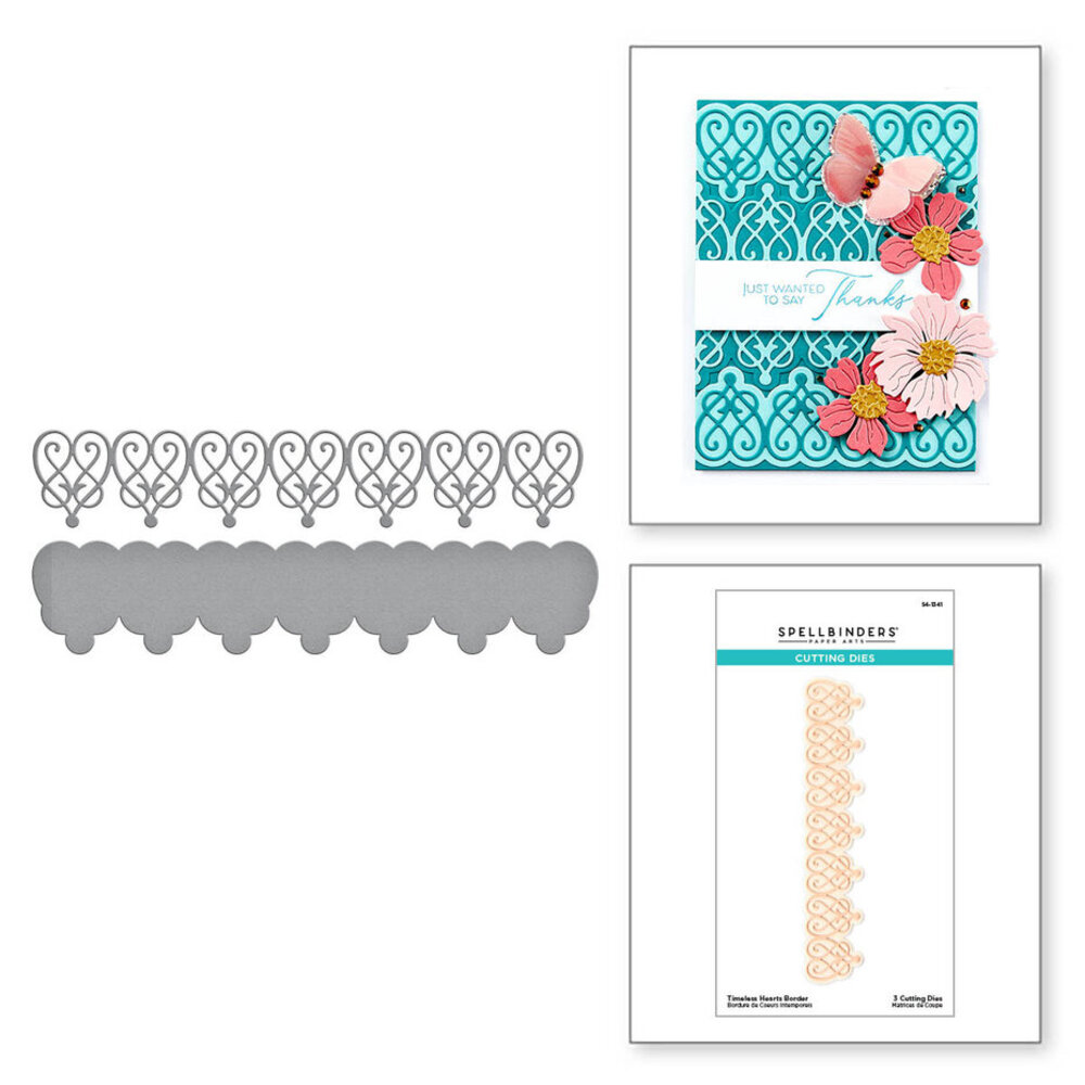 Spellbinders Timeless Hearts Border Dies (S4-1341) - Paperpads.nl