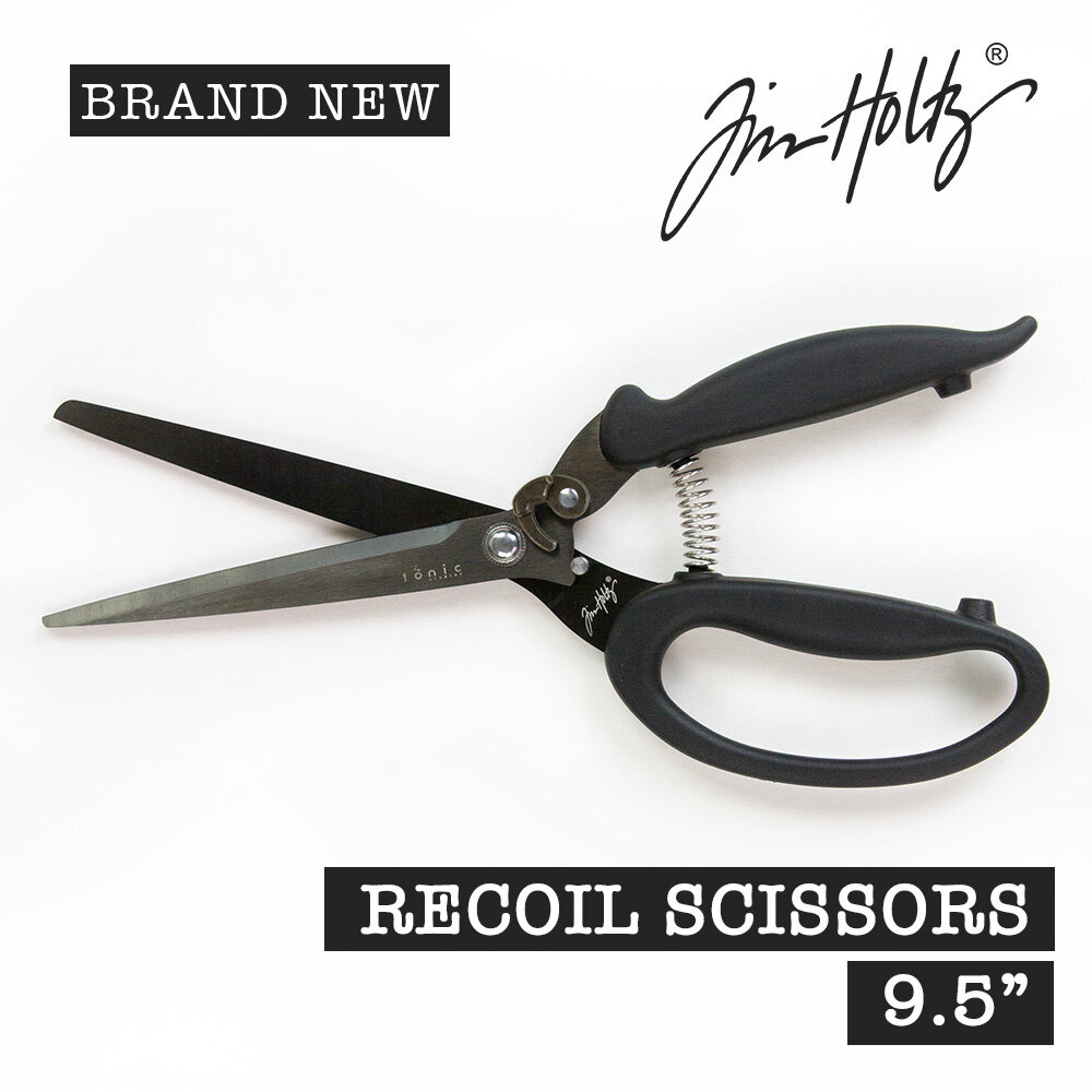 Tonic Studios Tim Holtz 9,5 inch Recoil Scissors (5385EUS) - Paperpads.nl