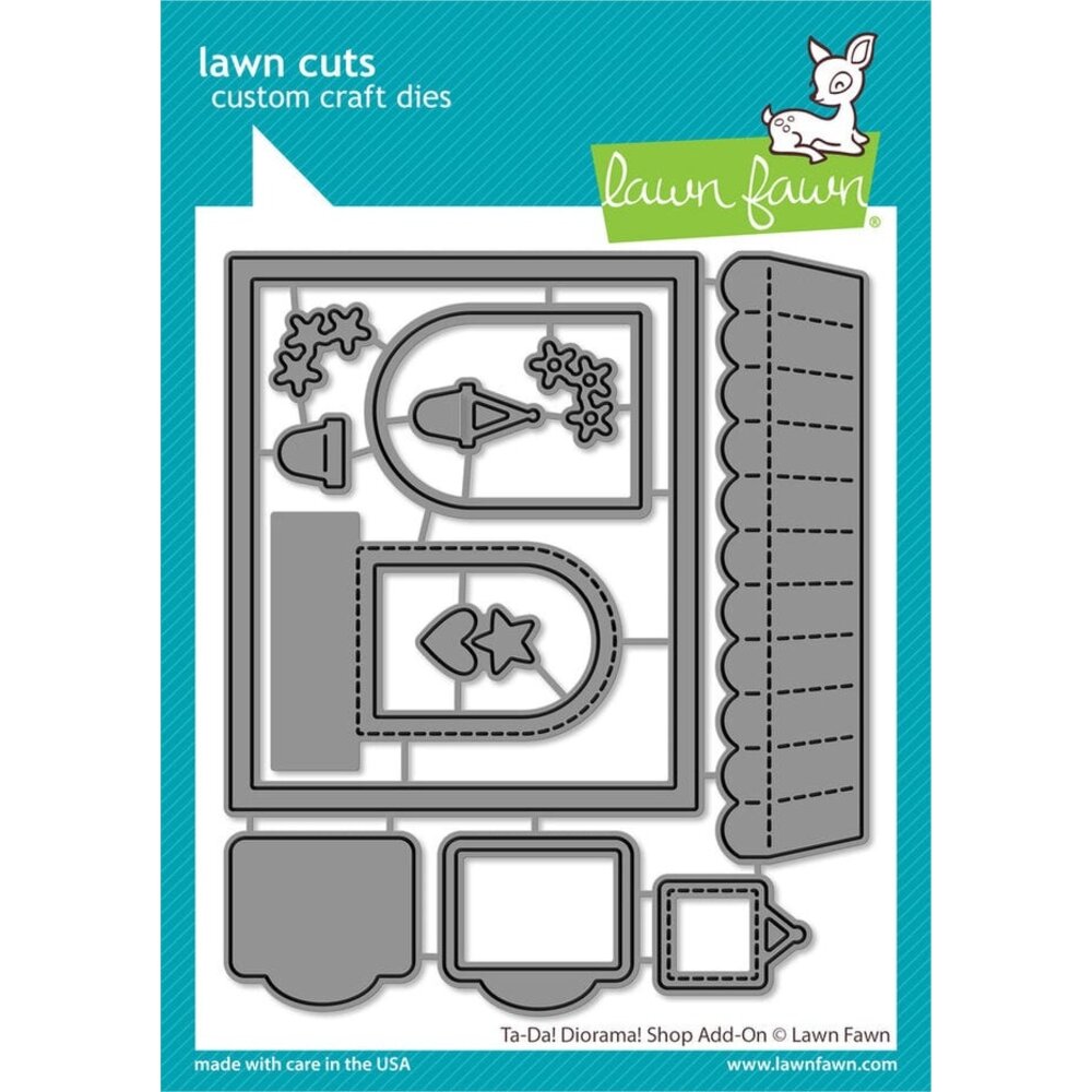 Lawn Fawn Ta-da! Diorama! Shop Add-on Dies (LF3434) - Paperpads.nl