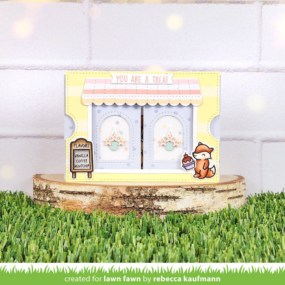 Lawn Fawn Ta-da! Diorama! Shop Add-on Dies (LF3434) - Paperpads.nl