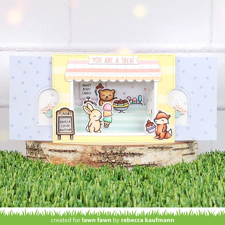 Lawn Fawn Ta-da! Diorama! Shop Add-on Dies (LF3434) - Paperpads.nl