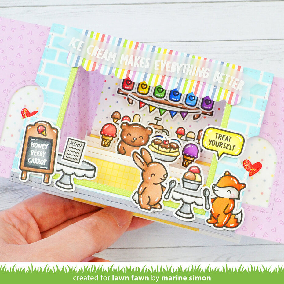 Lawn Fawn Ta-da! Diorama! Shop Add-on Dies (LF3434) - Paperpads.nl