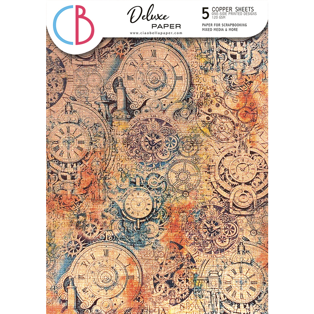 Ciao Bella Papercrafting Coral Reef A4 Deluxe Paper (CBD012) - Paperpads.nl