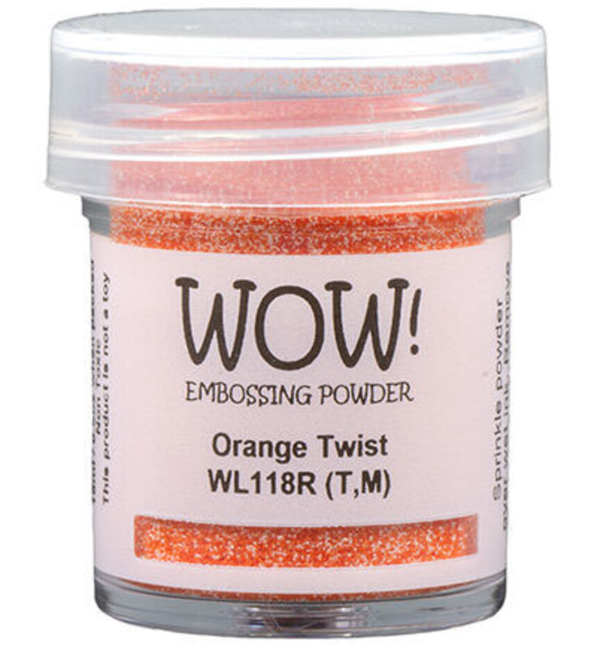 WOW! Orange Twist Embossing Powder (WL118R) - Paperpads.nl