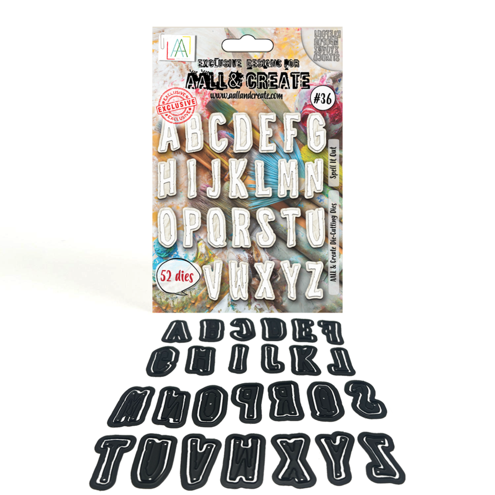 AALL and Create Snijmal Spell It Out (AALL-DI-036) - Paperpads.nl