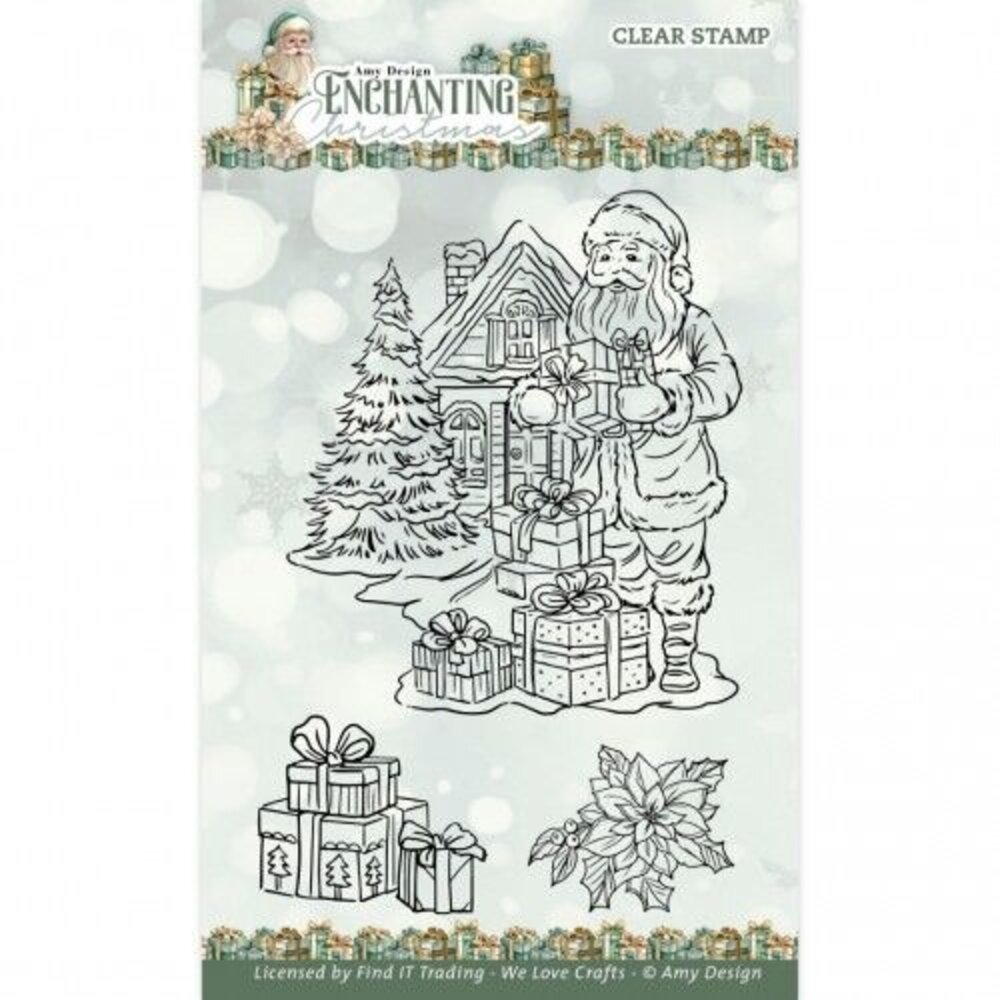 Amy Design Enchanting Christmas Clear Stamp Set Santa (ADCS10082 ...