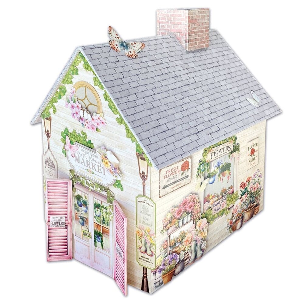 Ciao Bella Papercrafting Flower Shop DIY Craft Kit Home Sweet Home (CB ...