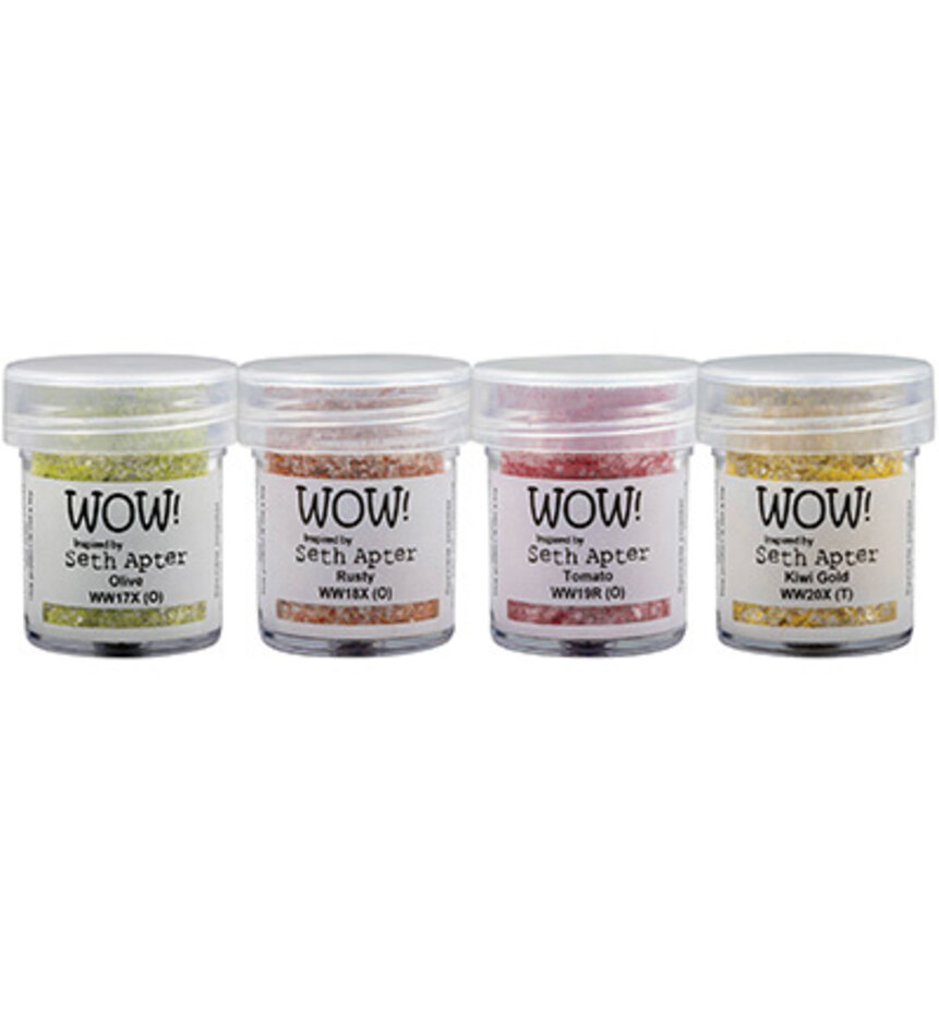 WOW! Quad Set Citrus Embossing Powder Set (WOWKQ002) - Paperpads.nl