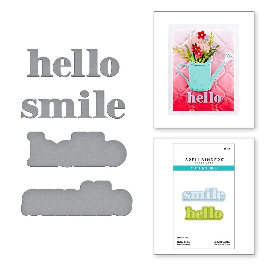 Spellbinders Out and About Hello Smile Dies (S1-154) - Paperpads.nl