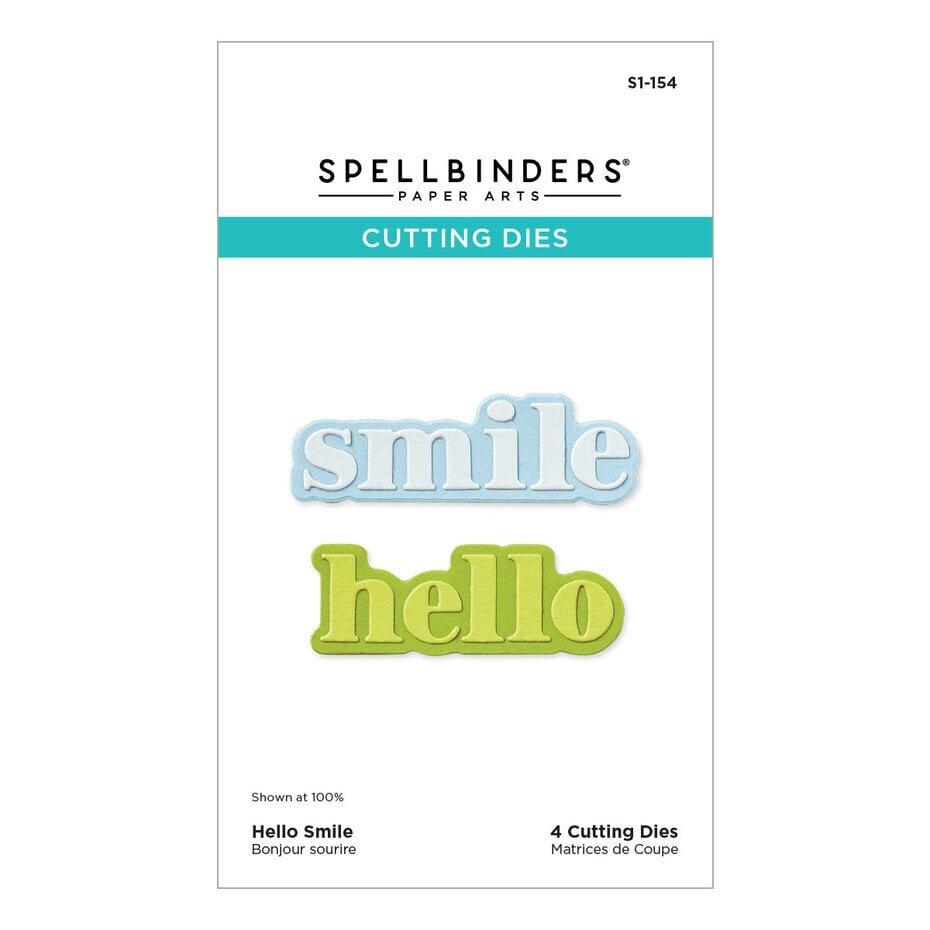 Spellbinders Out and About Hello Smile Dies (S1-154) - Paperpads.nl