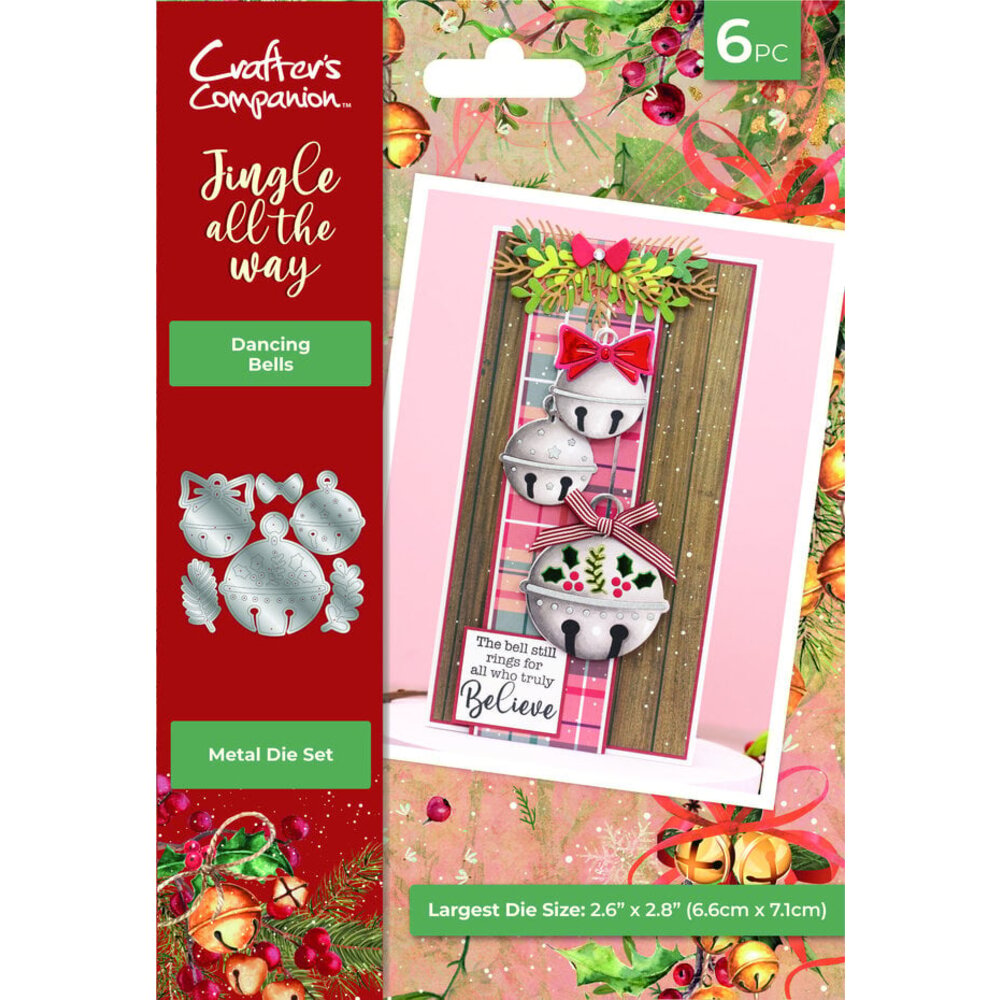 Crafter's Companion Jingle All The Way Dies Dancing Bells (JATW-MD-DAN ...