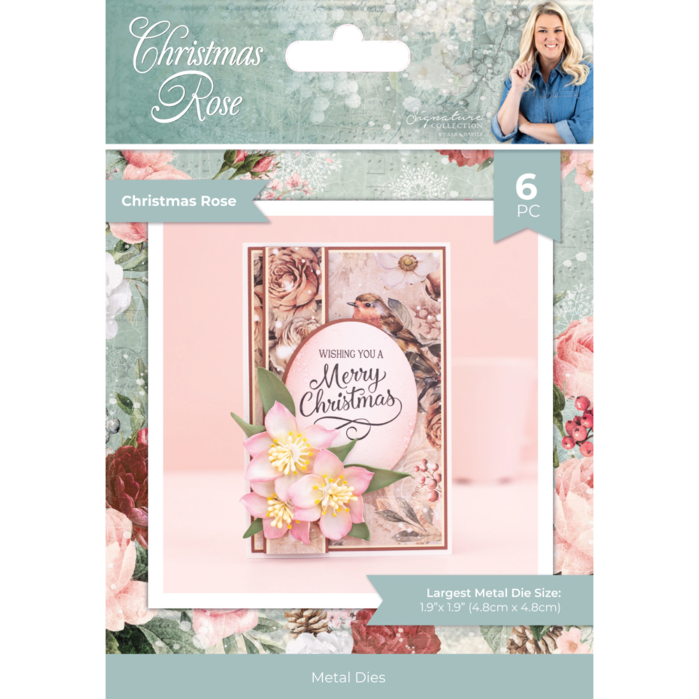 Crafter's Companion Christmas Rose Dies Christmas Rose (S-CR-MD-CHRO ...