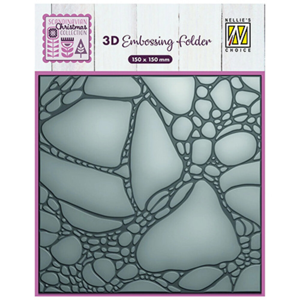 Nellie Snellen 3D Embossing Folder Paint Bubble (EF3D0101) - Paperpads.nl