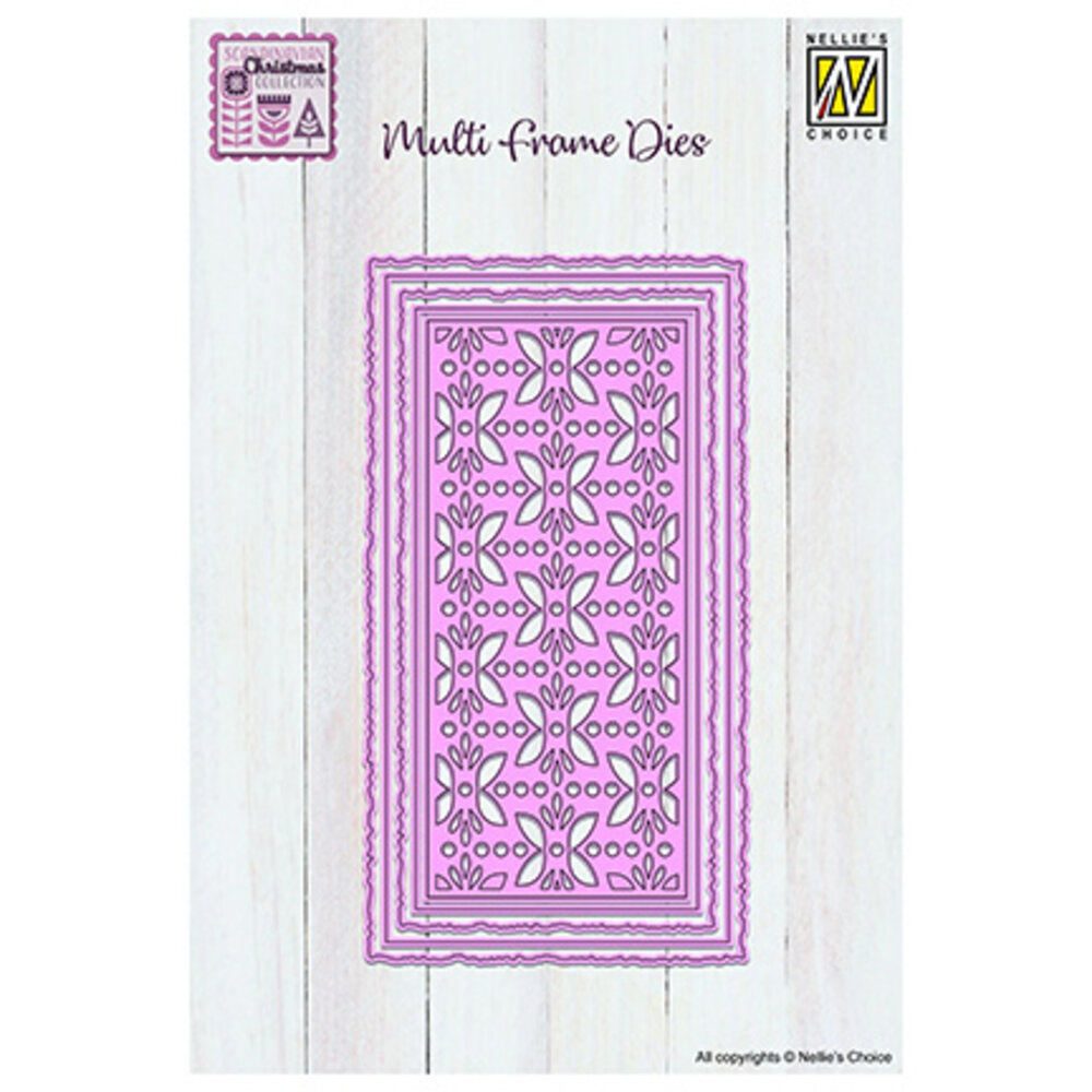 Nellie Snellen Multi Frame Dies Mini Slimline Stars (MFD164) - Paperpads.nl