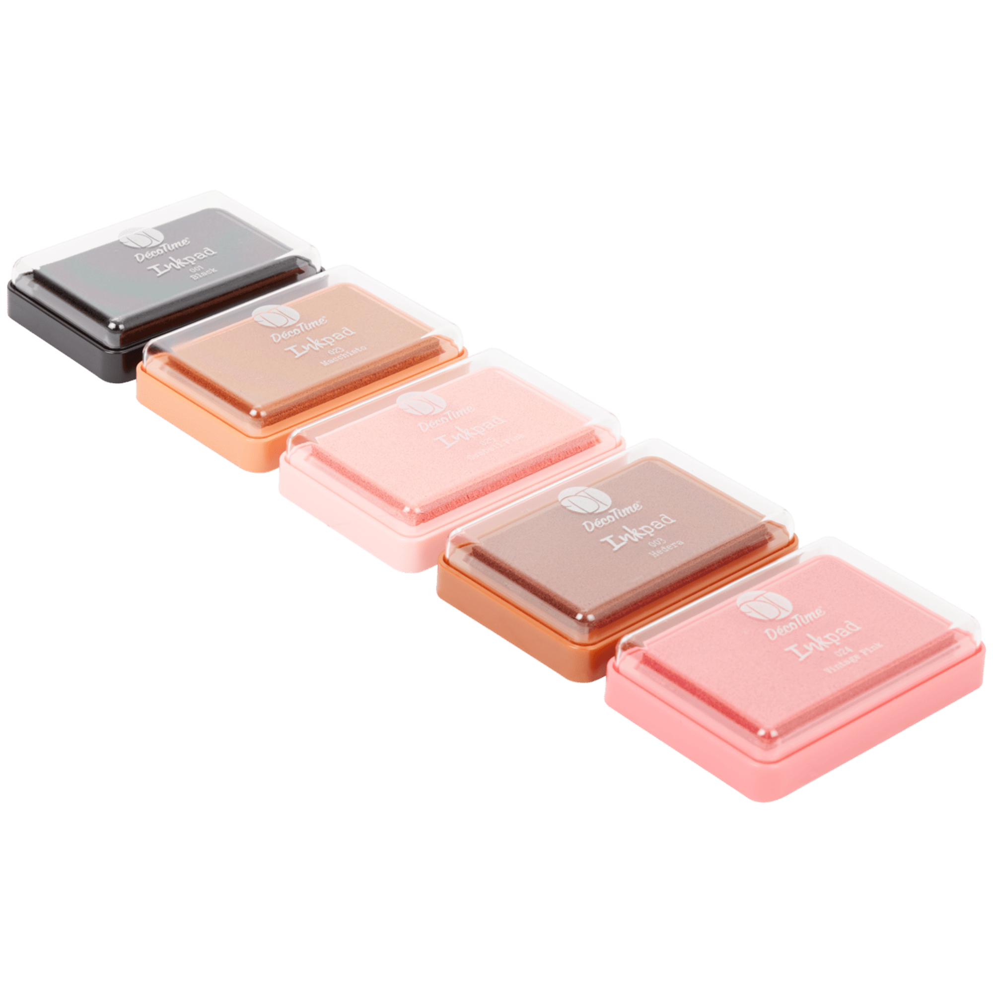 DécoTime 5 Ink Pads Brown Bear (3204296) - Paperpads.nl