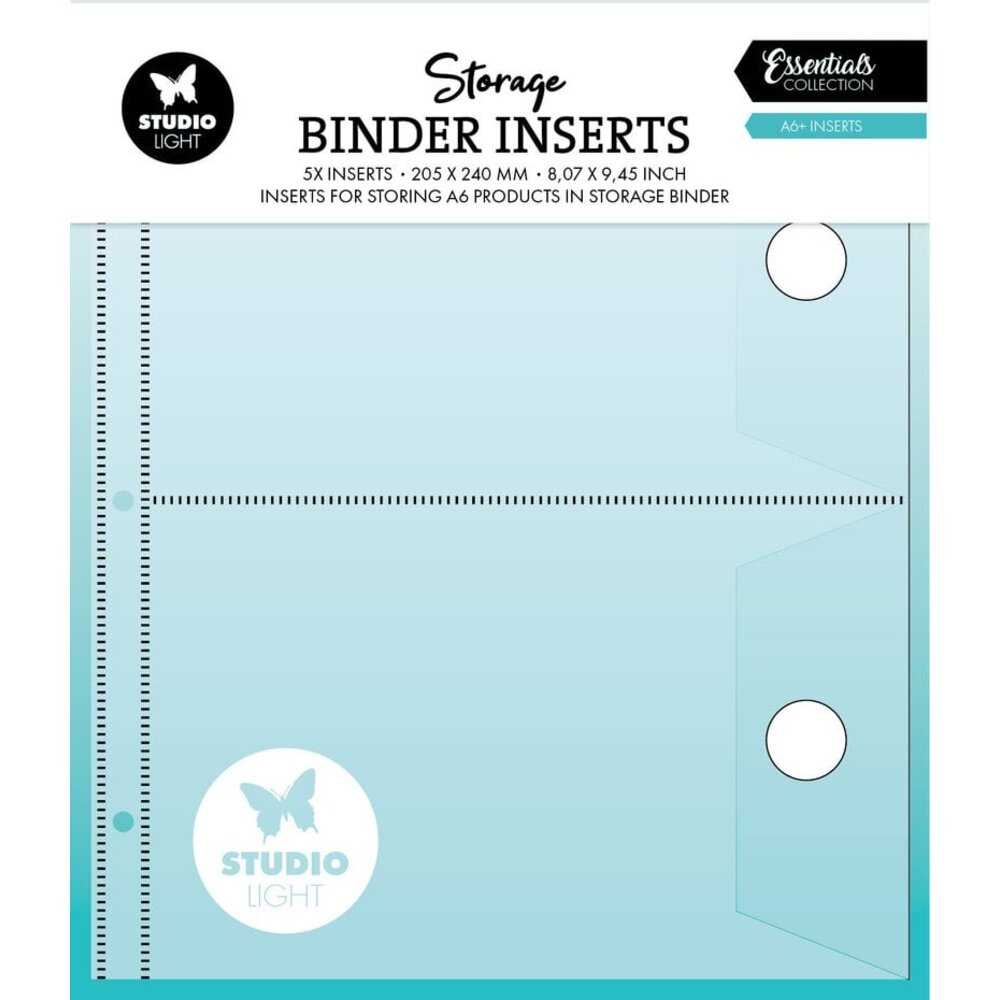 Studio Light Essentials Storage Binder Inserts A6 (SL-TO-STOR02 ...