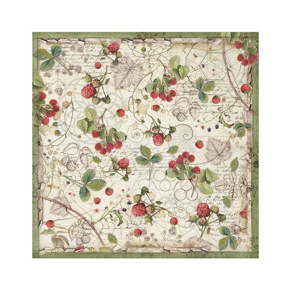 Stamperia Forest 12x12 Inch Fabric Sheets (SBPLT35) - Paperpads.nl
