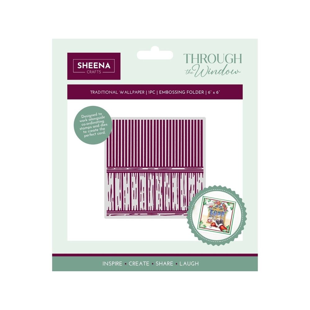 Sheena Through the Window 2D Embossing Folder Traditional Wallpaper (S ...