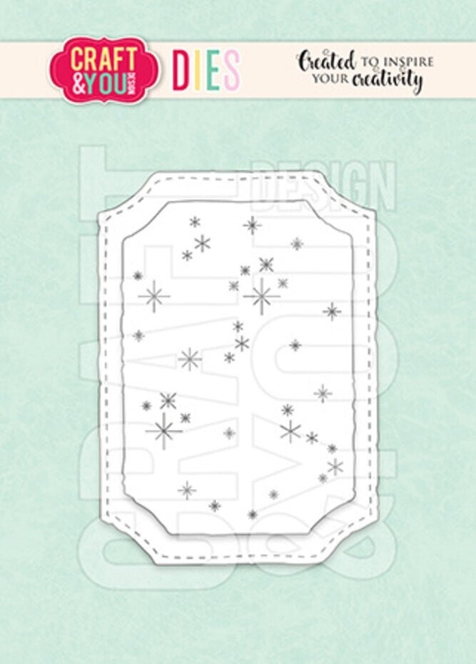Craft & You Dies ATC Night Sky (CW303) - Paperpads.nl