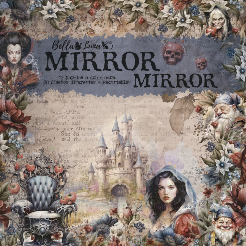 BellaLuna Crafts Mirror Mirror 8x8 Inch Collection Pack (BLC-0046/S ...