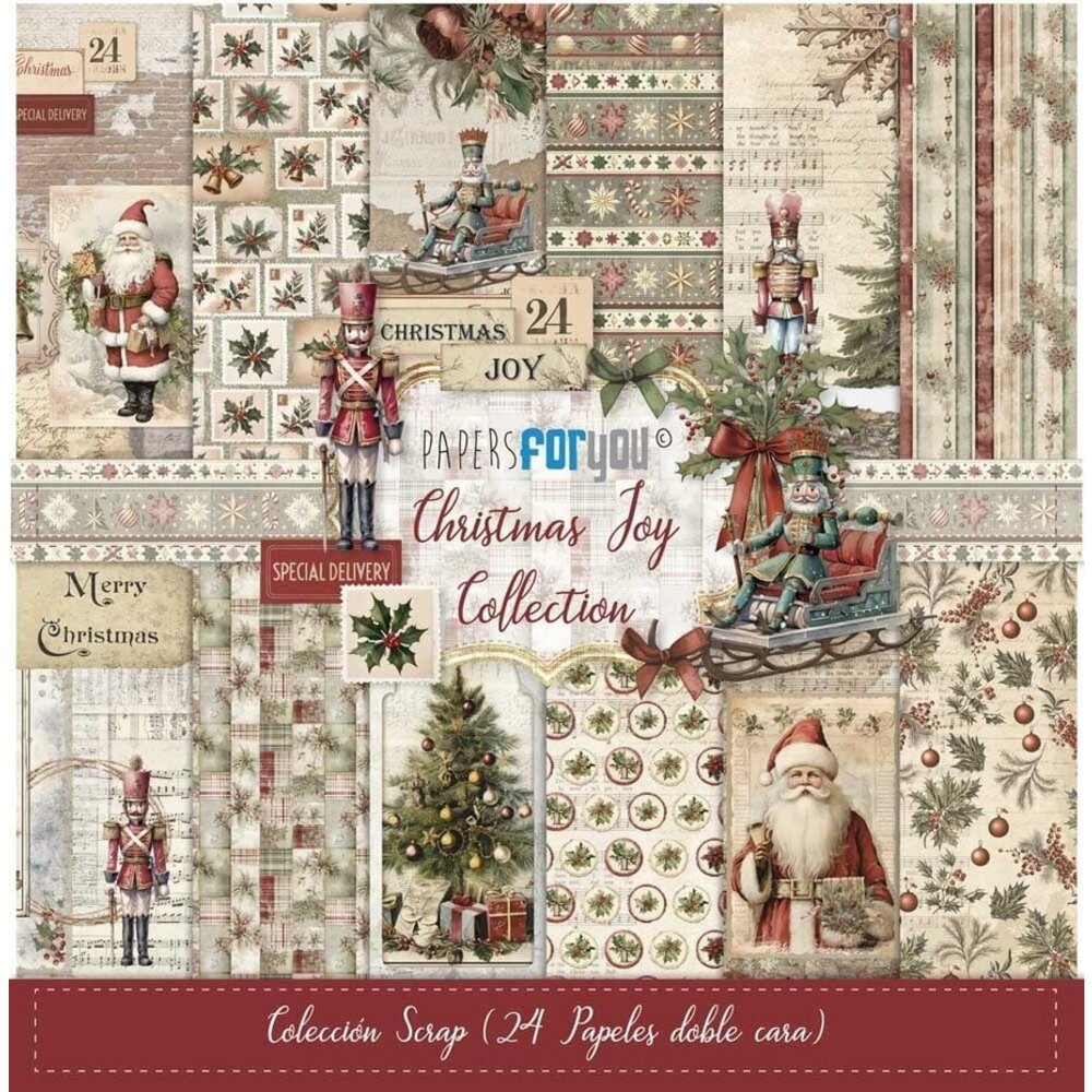 Papers For You Christmas Joy 8x8 Inch Paper Pack (PFY-14145) - Paperpads.nl