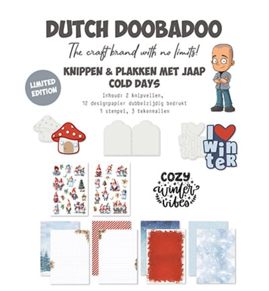 Dutch Doobadoo Limited Edition Crafty Kit Knippen en Plakken met Jaap ...