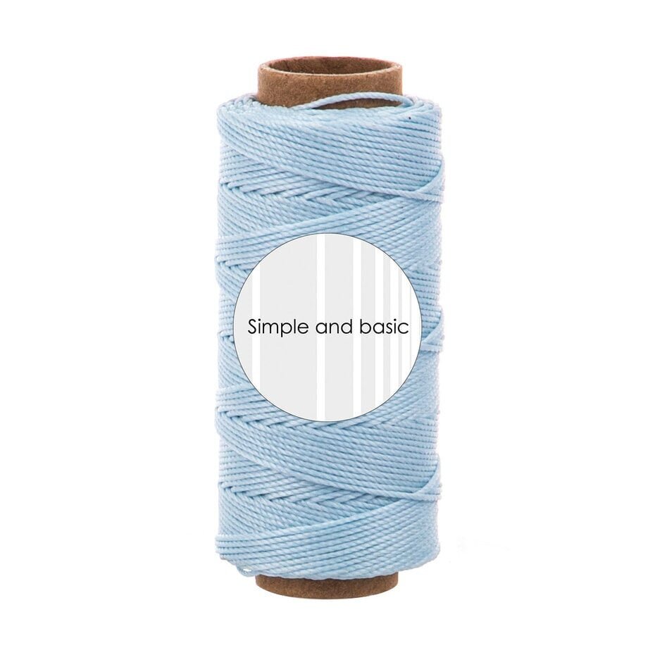 Simple & Basic Light Blue Polyester Thread 50m (SBA706) - Paperpads.nl