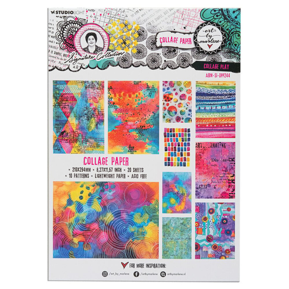 Studio Light Signature Collection Collage Paper Collage Play (ABM-SI-D ...
