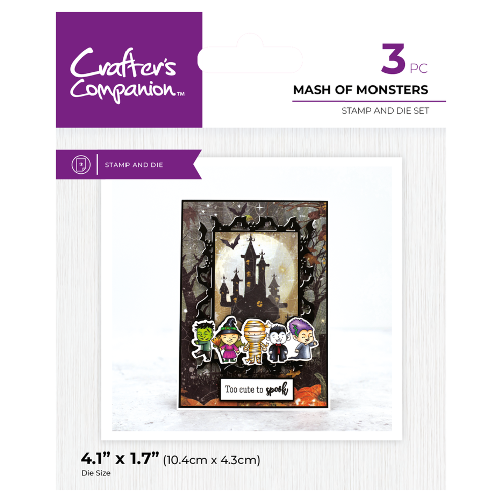 Crafter's Companion Mash of Monsters Stamp & Dies (CC-STD-MAS ...