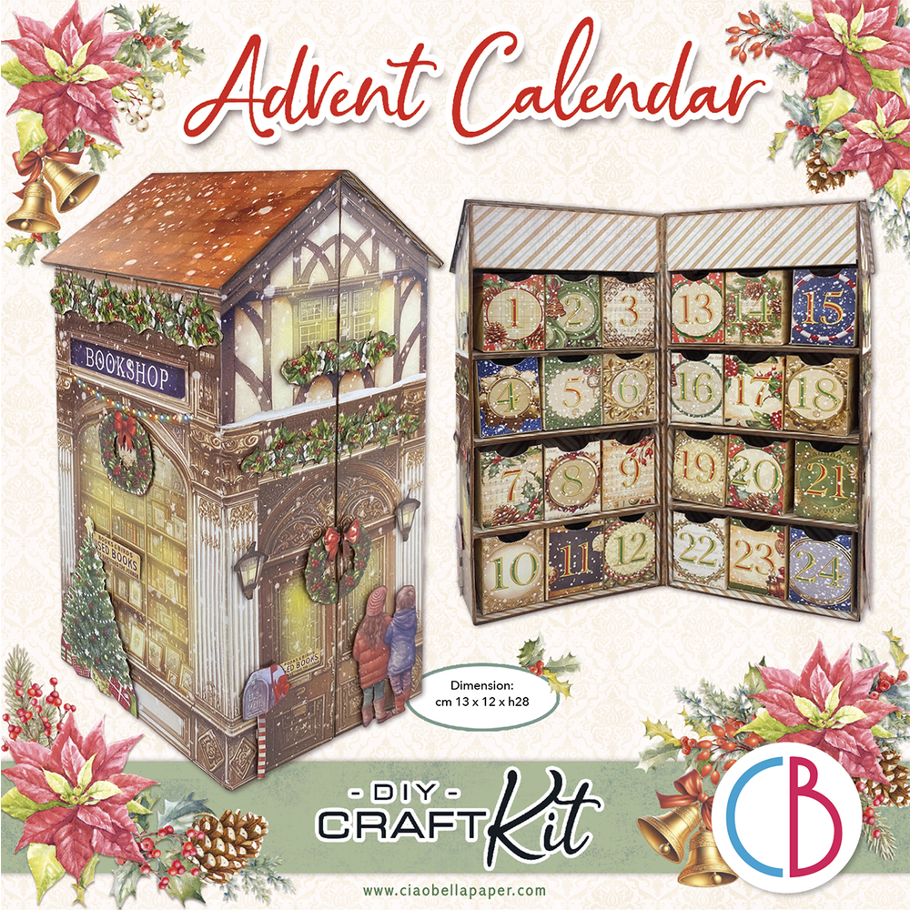 Ciao Bella Papercrafting DIY Craft Kit Advent Calender (CBK003 ...