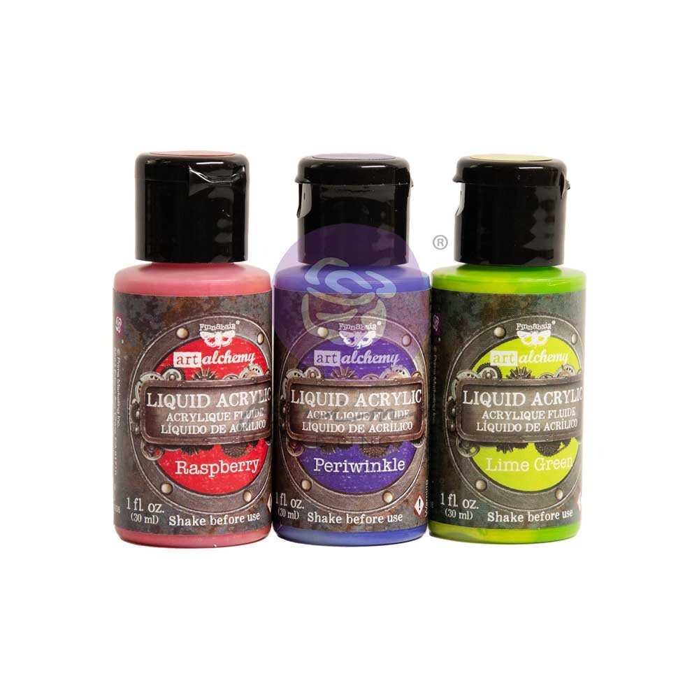Prima Marketing Inc Finnabair Limited Edition Liquid Acrylic Paint Set ...