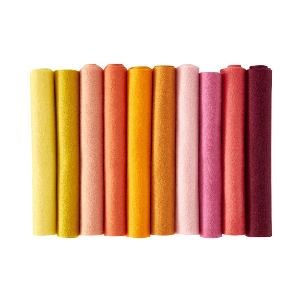 Spellbinders Merino Wool Felt Sheets Warm Collection (FS-004 ...