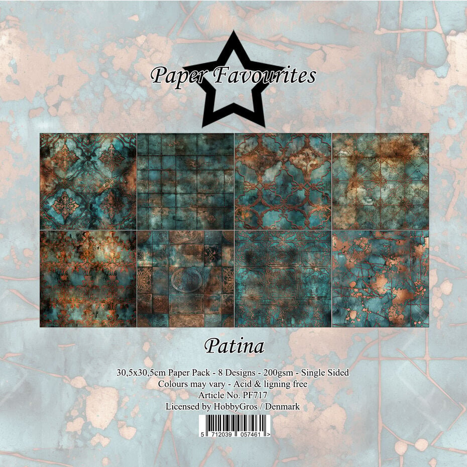 Paper Favourites Patina 12x12 Inch Paper Pack (PF717) - Paperpads.nl