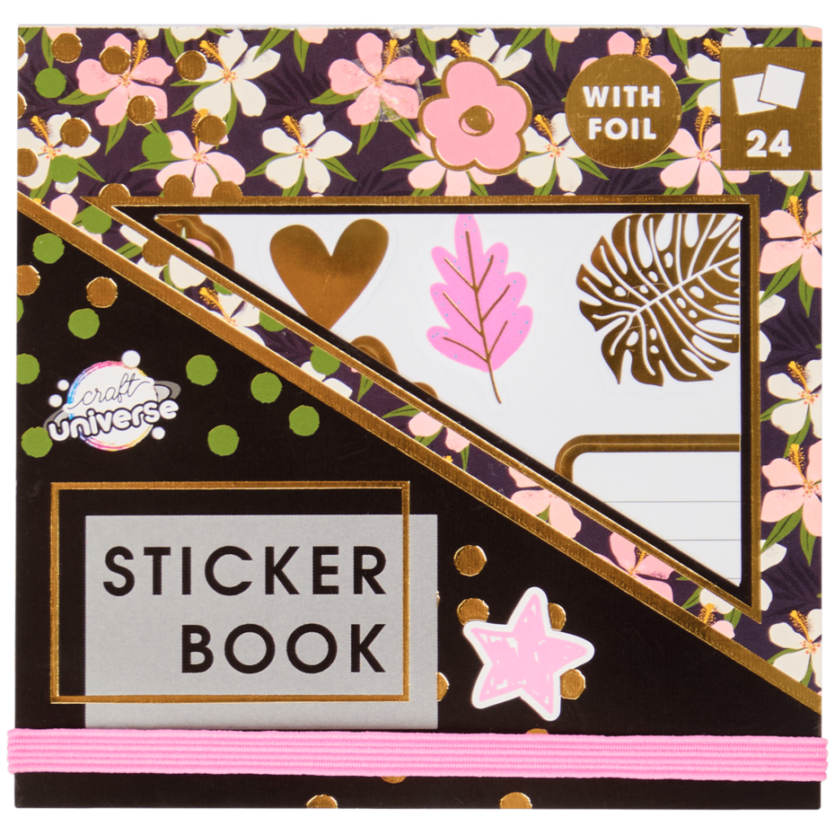 Craft Universe Sticker Book with Foil Planner (2580355) - Paperpads.nl