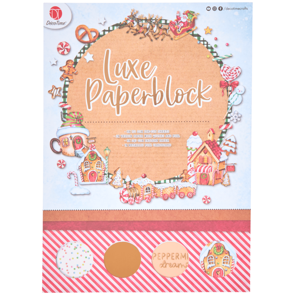 DécoTime Luxe Paperblock A4 (DSL4335_23) - Paperpads.nl