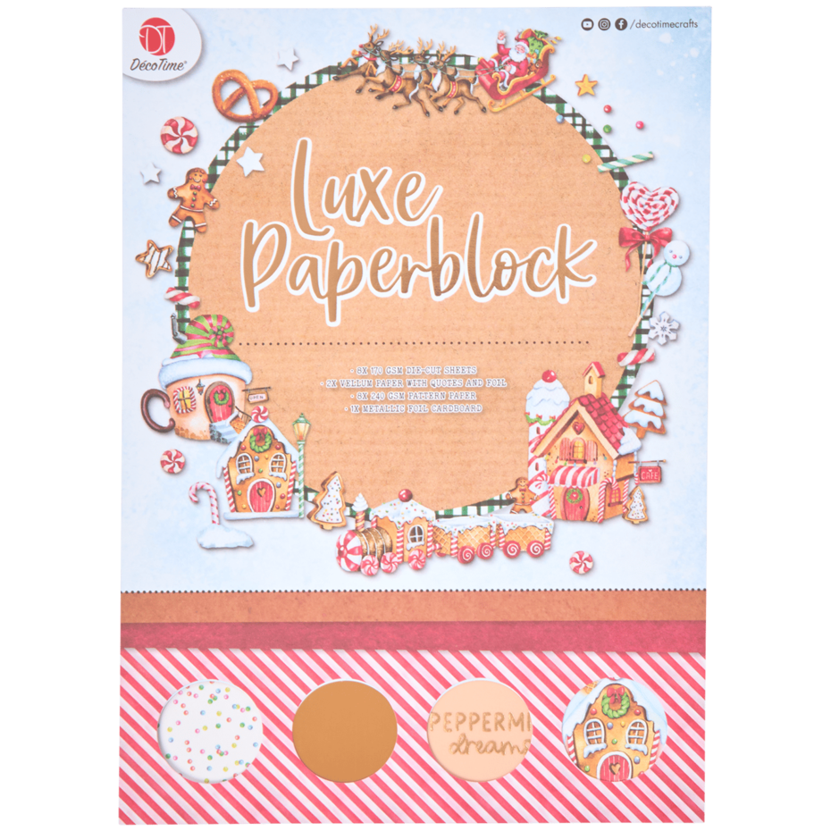 DécoTime Luxe Paperblock A4 (DSL4335_23) - Paperpads.nl
