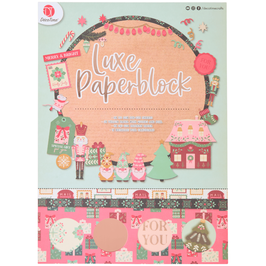 DécoTime Luxe Paperblock A4 (DSL4335_24) - Paperpads.nl