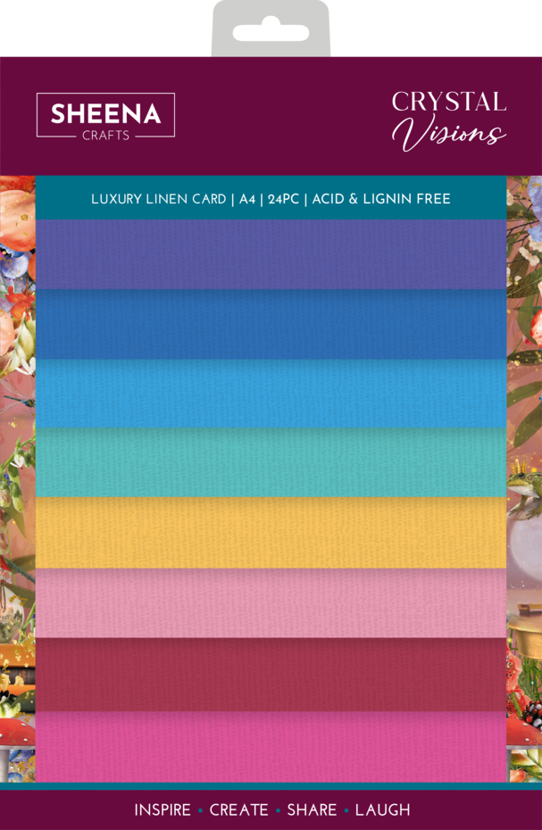 Sheena Crystal Visions A4 Luxury Linen Cardstock (SD-CV-LINEN-A4 ...