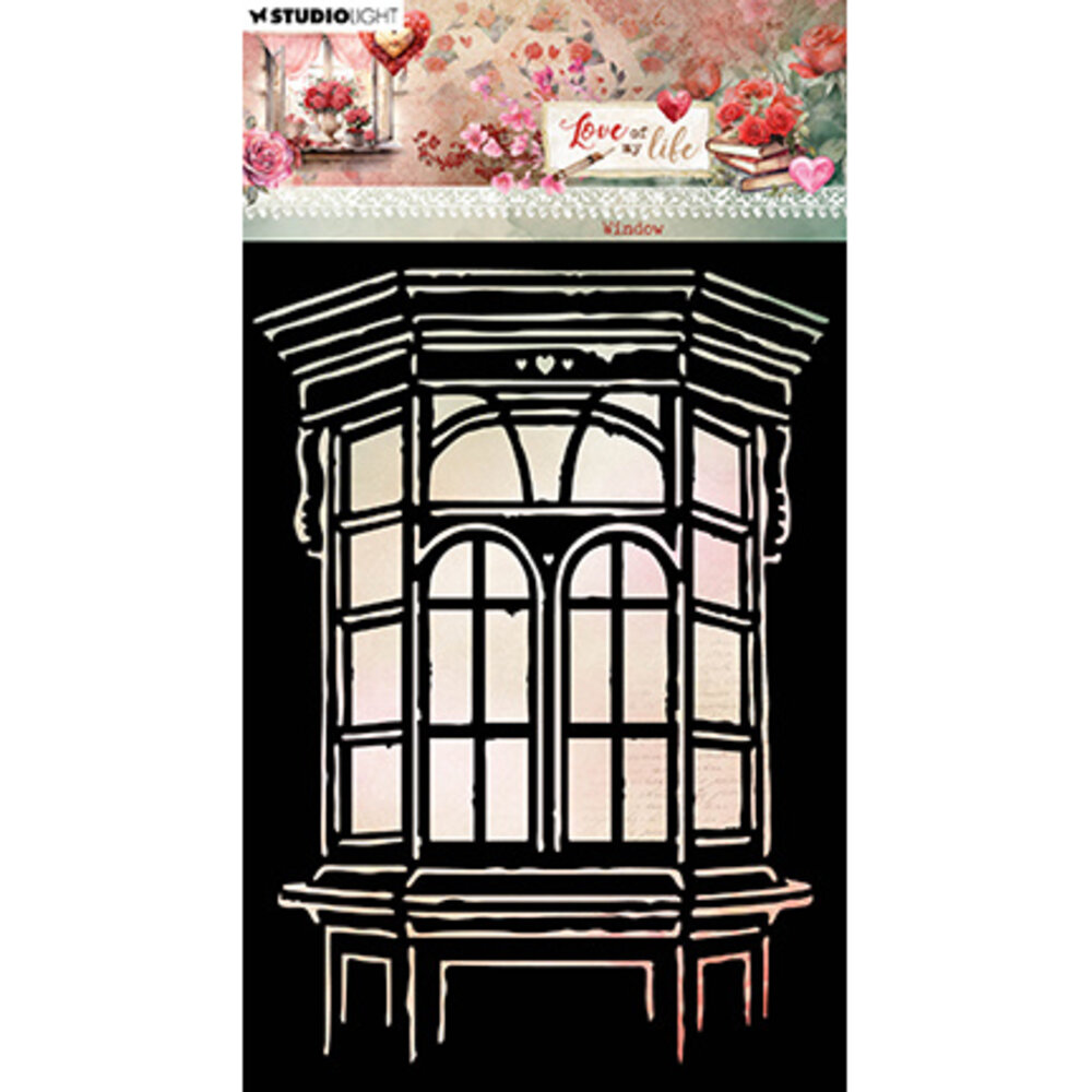 Studio Light Love of my life Masking Stencil Window (SL-LL-MASK314 ...
