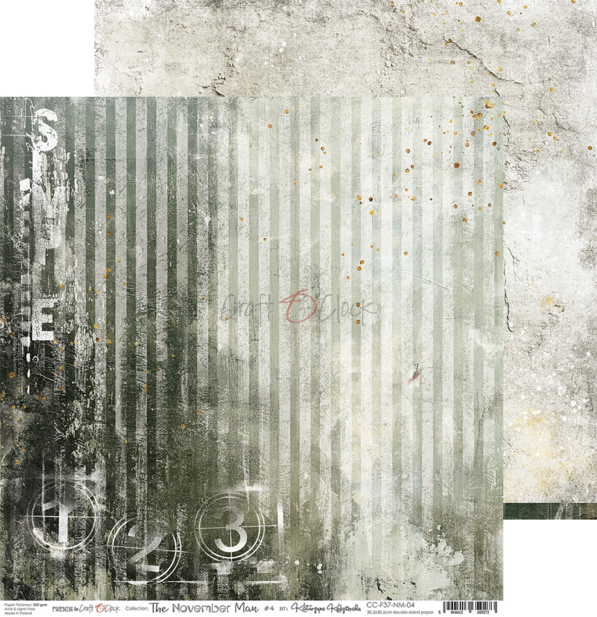 Craft O'Clock The November Man 12x12 Inch Paper Set (CC-F37-NM-00 ...