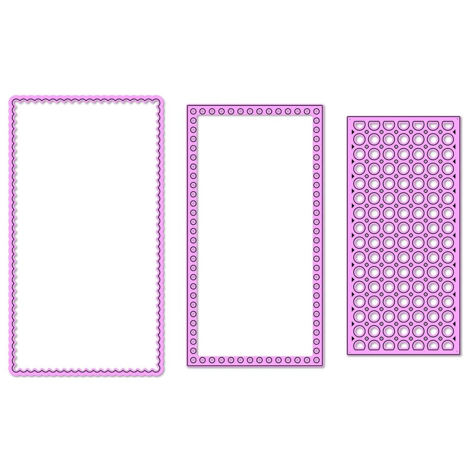 Nellie Snellen Multi Frame Dies Slimline Frames (MFD177) - Paperpads.nl