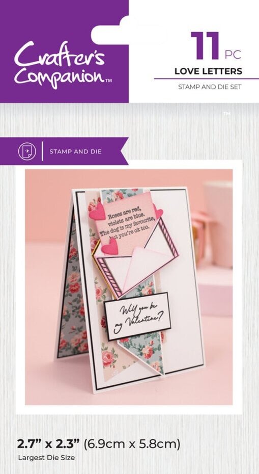 Crafter's Companion Love Letters Stamp & Die (CC-LA-STD-LOLE ...