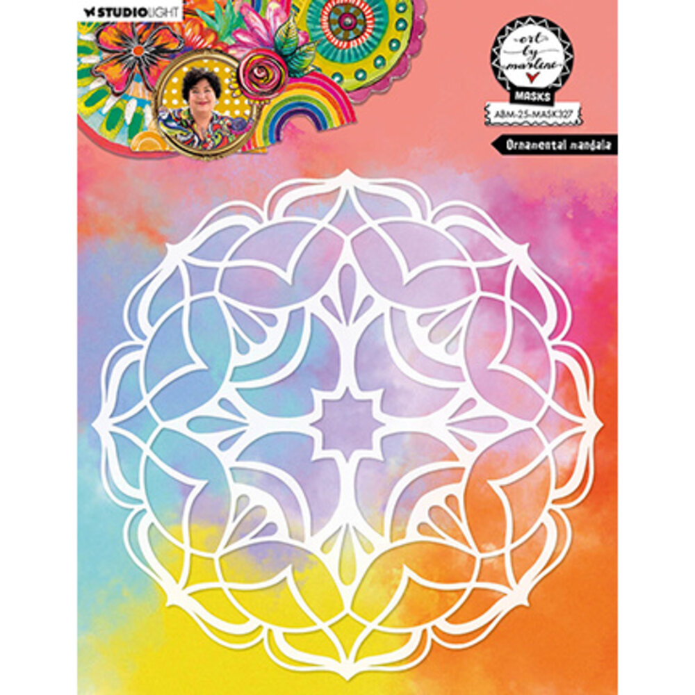 Studio Light Essentials Masking Stencil Ornamental Mandala (ABM-25-MAS ...