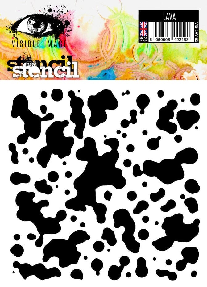 Visible Image Lava 6x6 Inch Stencil (KW2315) - Paperpads.nl
