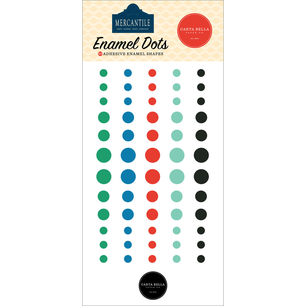Carta Bella Mercantile Enamel Dots (CBM423028) - Paperpads.nl