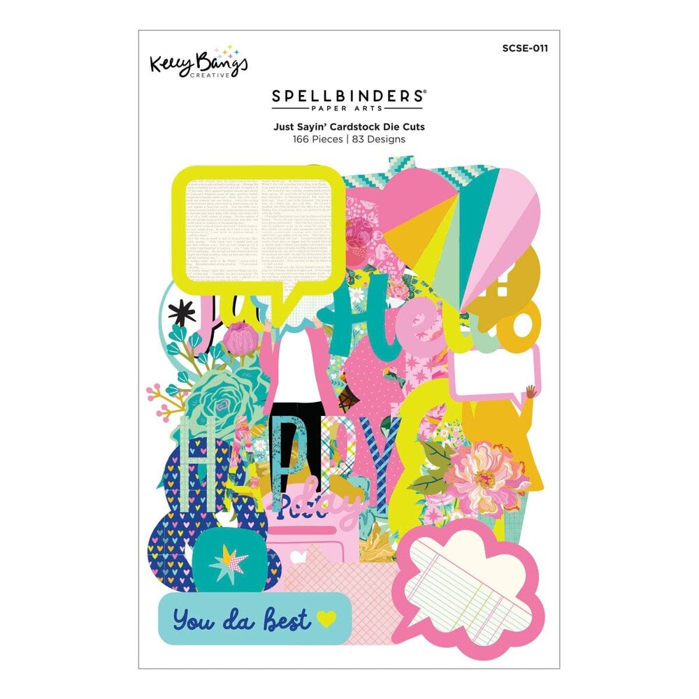 Spellbinders Just Sayin' Die Cuts (SCSE-011) - Paperpads.nl