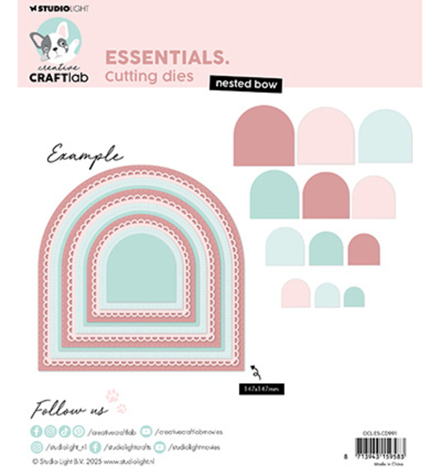 Creative Craftlab Essentials Dies Nested Bow (CCL-ES-CD991) - Paperpads.nl