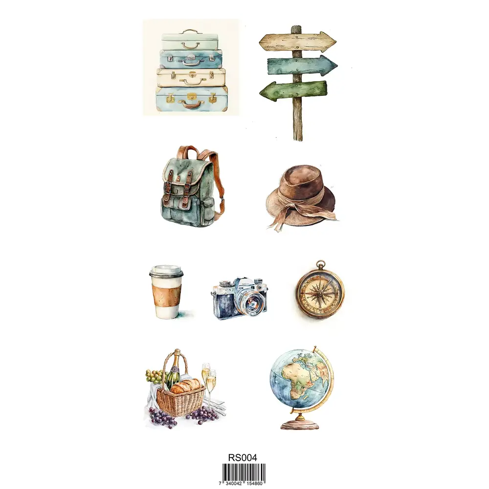 Reprint Journey 10x20cm Stickers (RS004) - Paperpads.nl